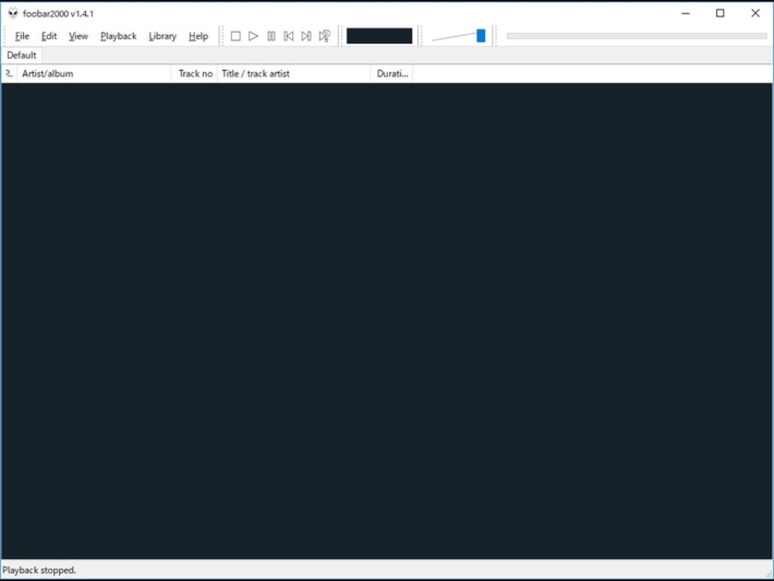 foobar2000でColumns UIを導入する