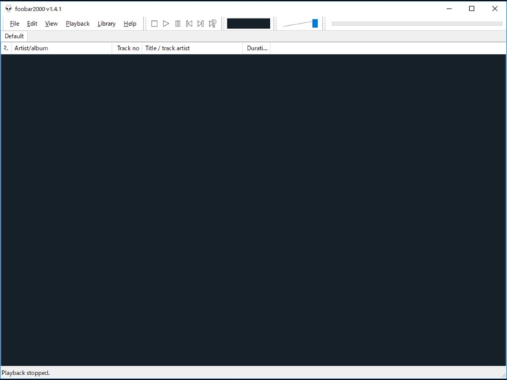 foobar2000でColumns UIを導入する
