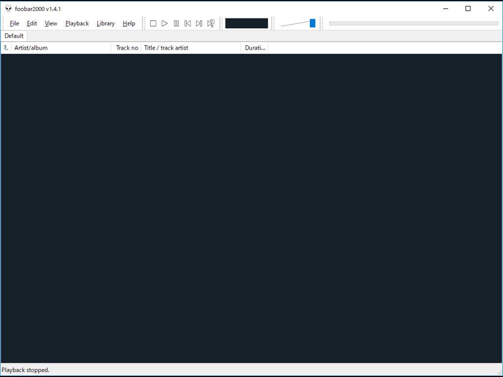 foobar2000でColumns UIを導入する